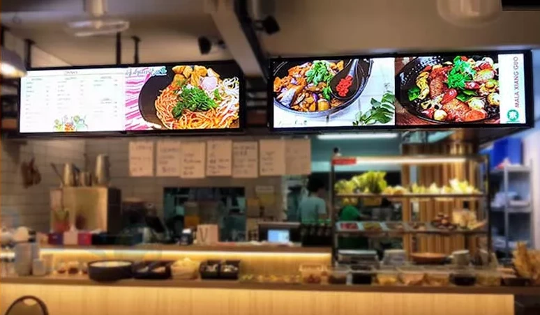 Stretched Lcd Bar Display To Break Traditional Propaganda Smart Board
