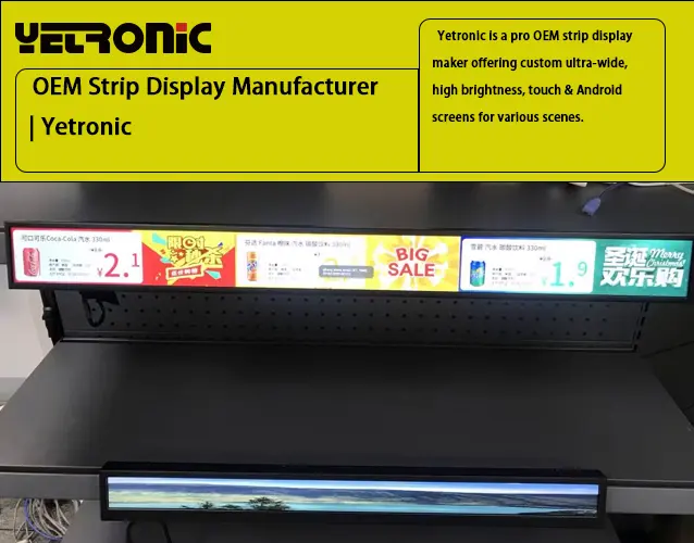 OEM Strip Display Manufacturer | Yetronic