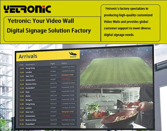 Commercial LCD Displays | Digital Signage Solutions | Yetronic - Smart ...
